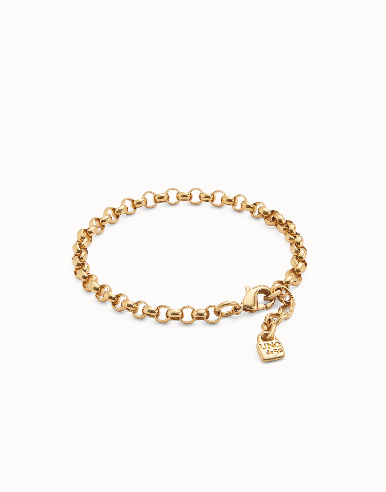 18k gold-plated chain bracelet | UNOde50 India