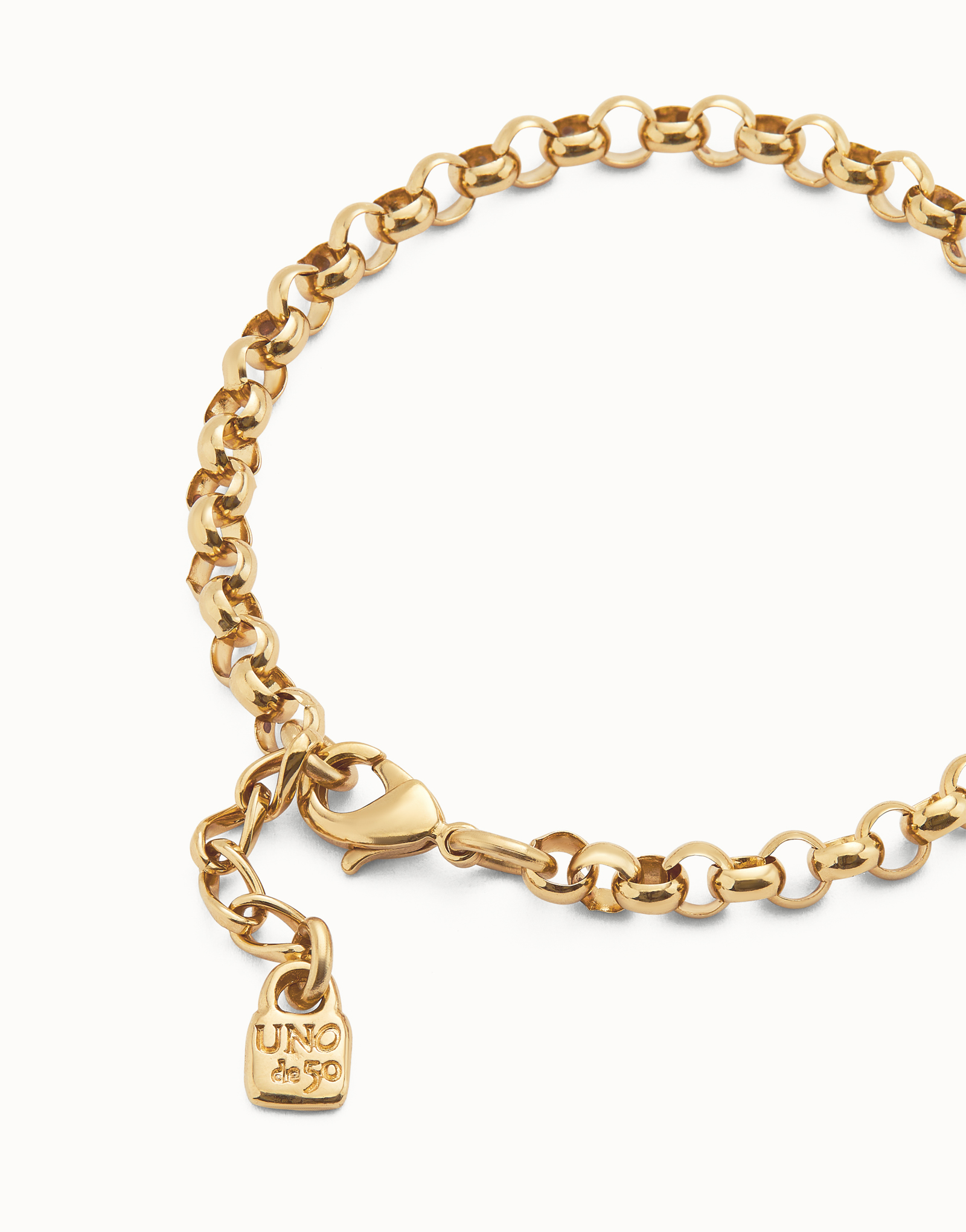 18k gold-plated chain bracelet | UNOde50 Canada